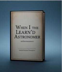 "When I Heard the Learn'd Astronomer" by Walt Whitman: A Critical ...